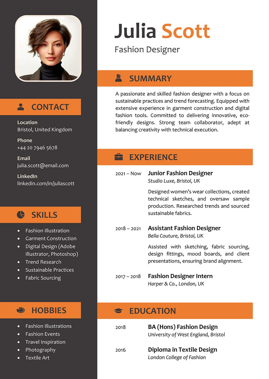 Latest CV Format | Free Download | MS Word