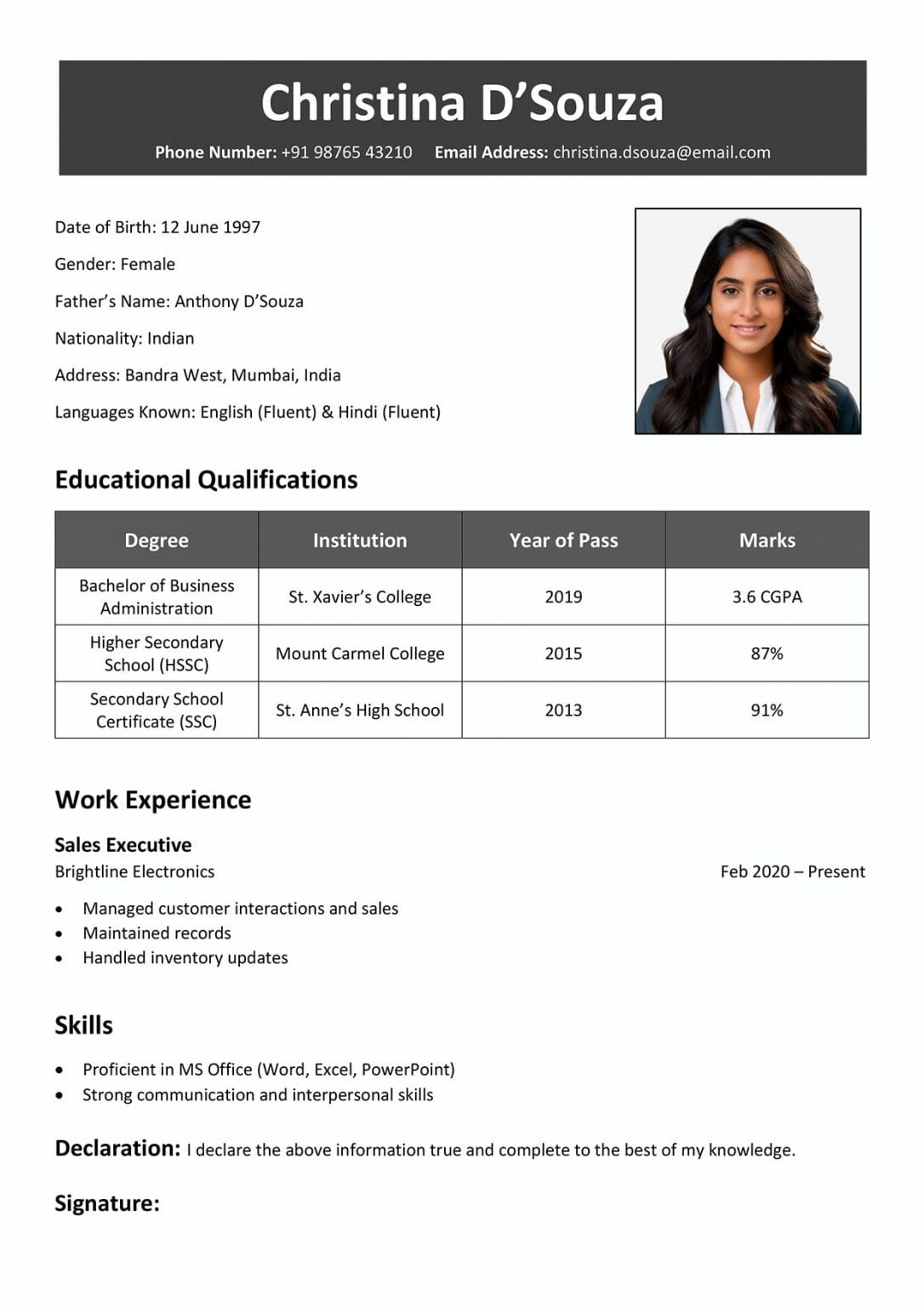 Templates: Free Resumes | Resume Sector